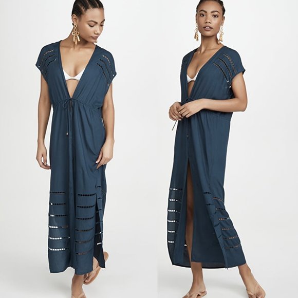 Vix | Swim | Vix Pamela Luxe Caftan Beach Cover Up Xs | Poshmark